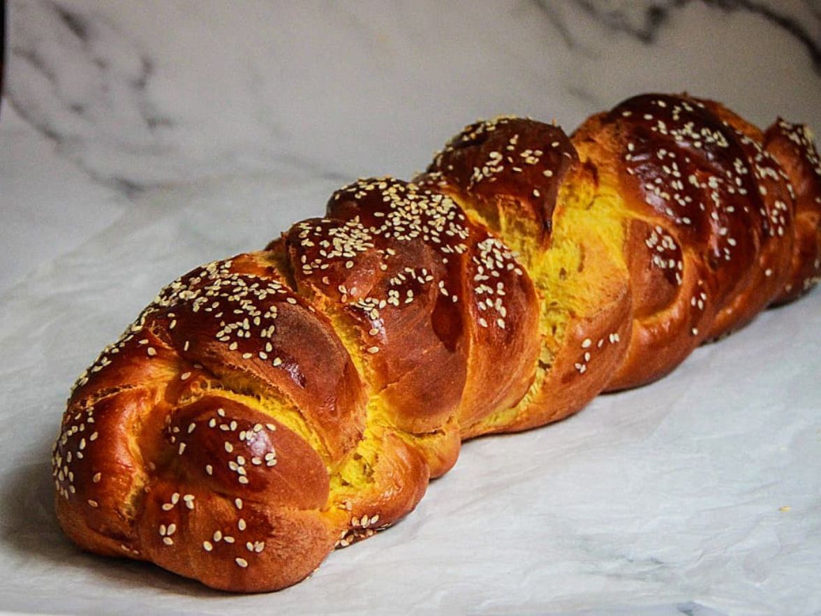 Pan Challah trenzado, Paso a Paso - Kondimenta